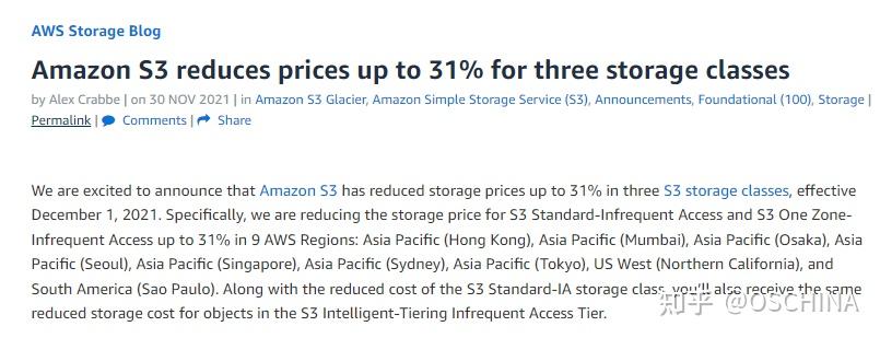 Aws 压缩算法从 Gzip 切换到 Zstd,节约 30 存储空间 知乎