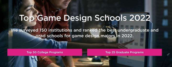 2022年全球最好的50所游戏设计专业本科院校 - 普林斯顿评论 - 知乎