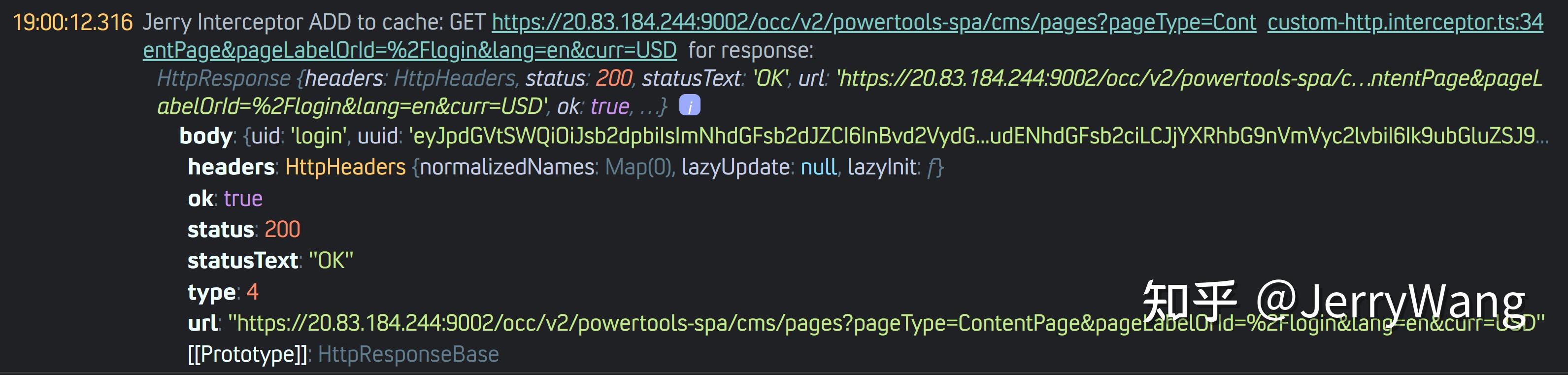 使用自定义 HTTP Interceptor 记录 SAP Spartacus 发送的 OCC API 以及响应 - 知乎