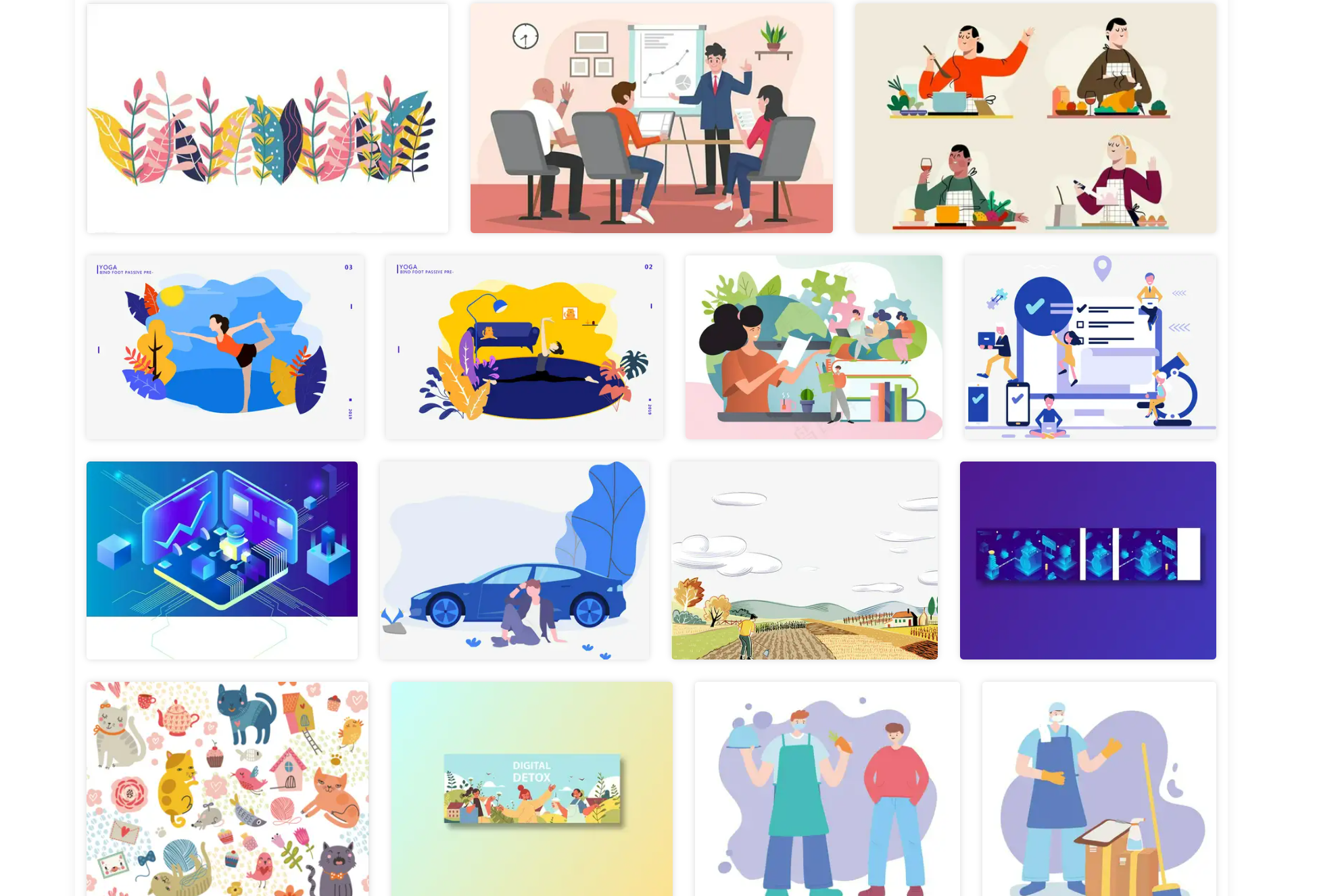 插画、插图网站，免费（商用） - 知乎