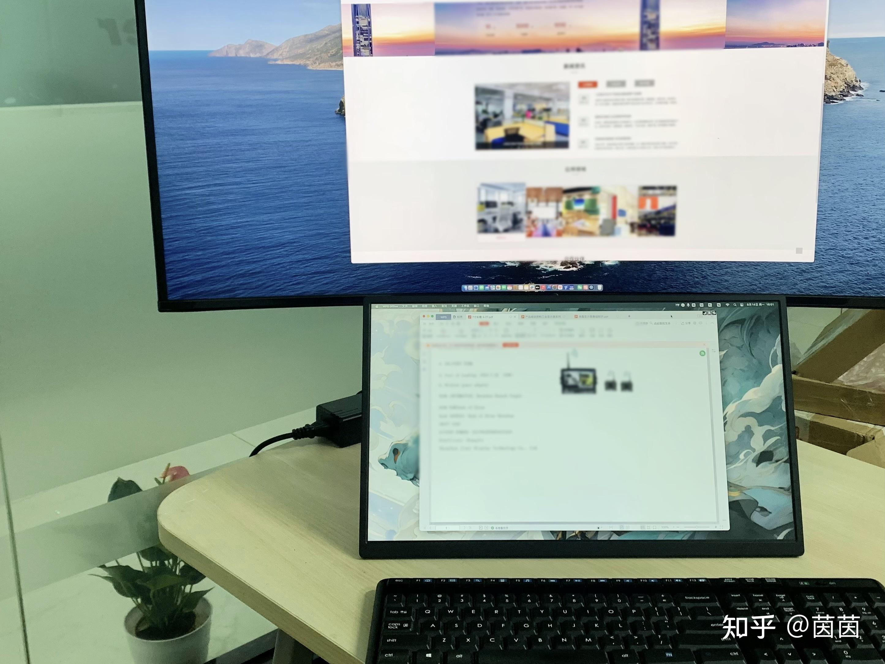 外接18.5寸便携显示器使用体验! - 知乎