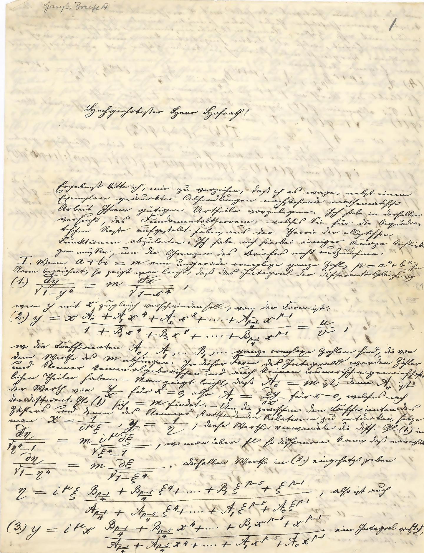 Gauss与AGM(VII): Last Diary - 知乎