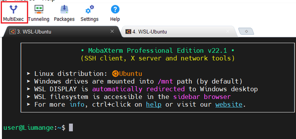 MobaXterm 之 多执行模式 - 知乎