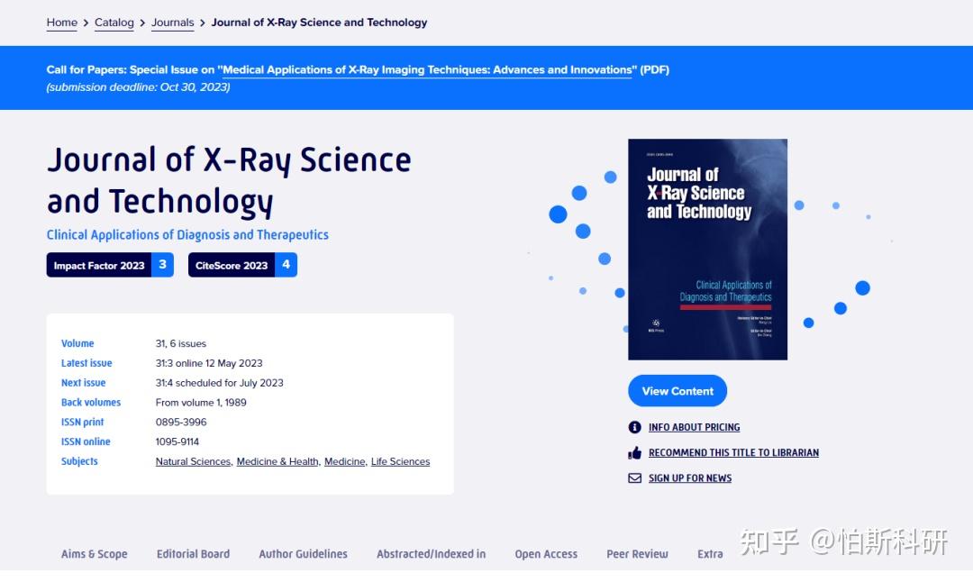 期刊推荐 | JCR2区，国人占比76.09%，投稿后2个月左右就能录用，速度杠杠滴~~~ - 知乎
