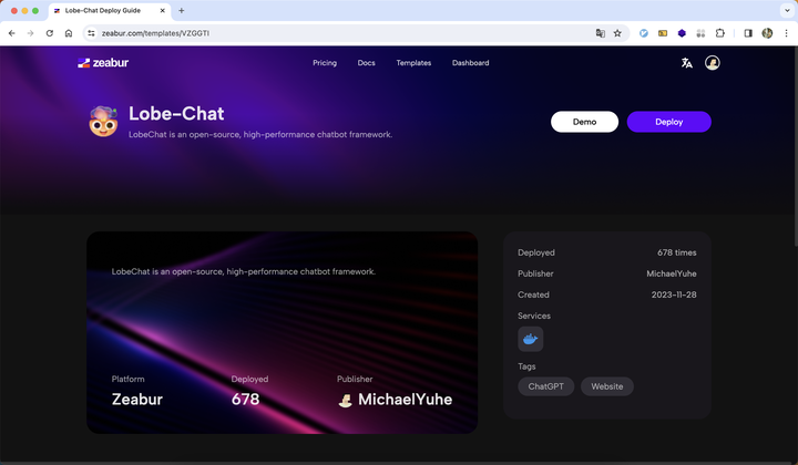21k star! 开源 ChatGPT 客户端 - Lobe Chat 自部署教程 - 知乎