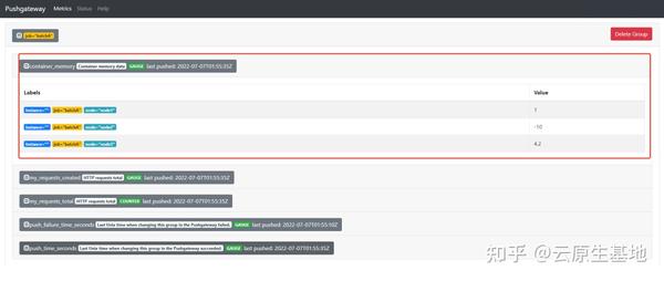 使用 Prometheus Pushgateway 推送监控指标 - 知乎