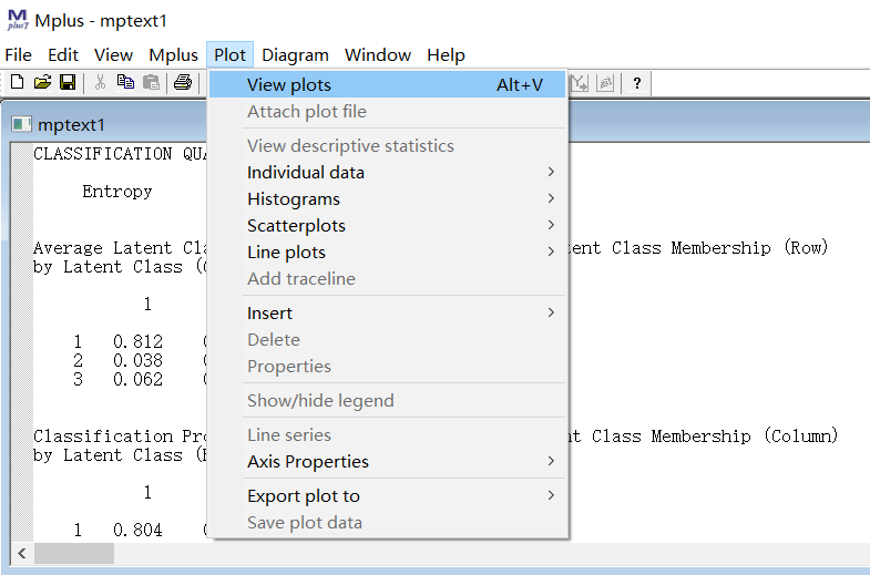 Mplus做潜在类别分析，怎样得出条件概率图？ - 知乎