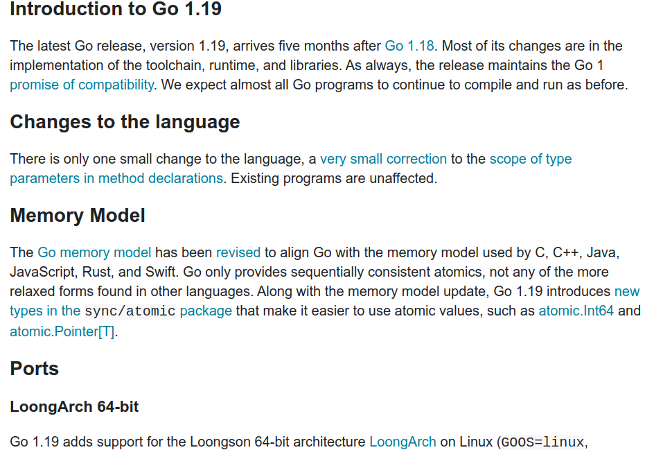 Go 1.19 开始原生支持 LoongArch 架构 - 知乎