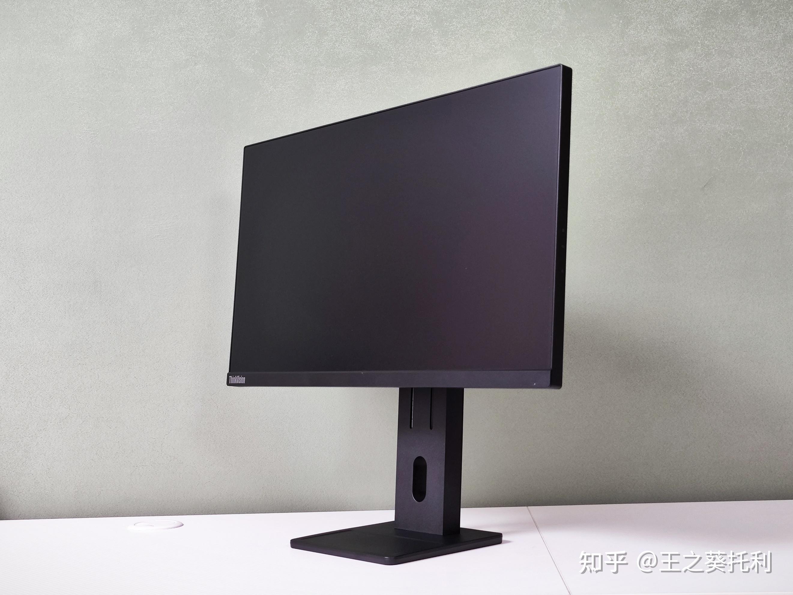 24英寸2K办公显示器测评：联想ThinkVision E24q-30显示器！一款可以360°旋转的千元办公显示器！ - 知乎