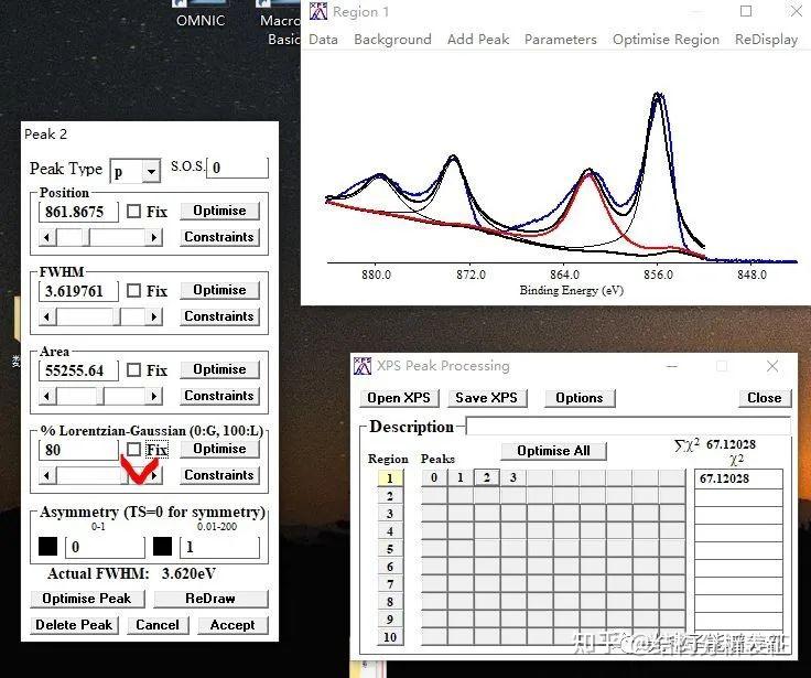 xpspeak双峰拟合基本操作（以镍为例） - 知乎