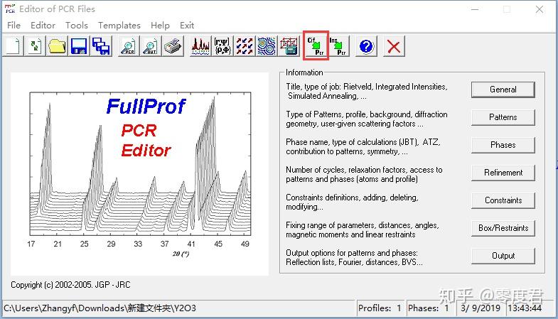 使用FullProf进行XRD精修的简单教程 - 知乎