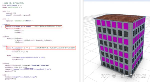 CityEngine建模及常用CGA函数详解 - 知乎