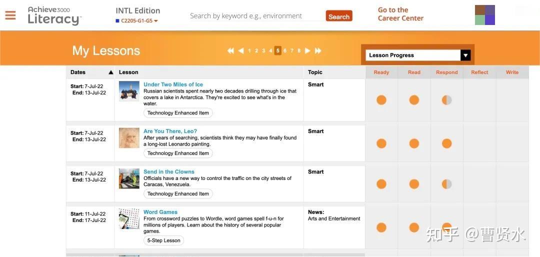 干货｜阅读写作神器Achieve 3000 Reading 使用说明 - 知乎