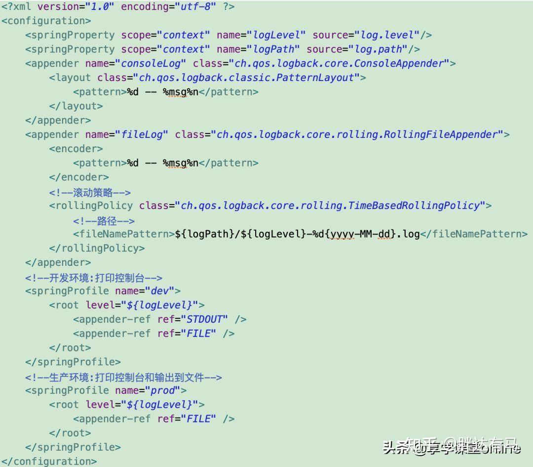 Spring Boot使用logback实现多环境配置 知乎