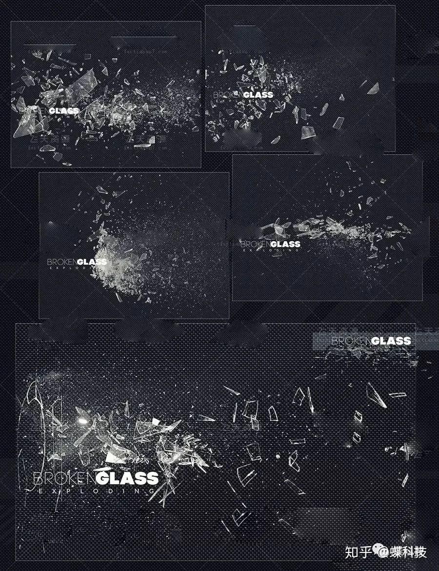 【笔刷】80组高清玻璃破碎玻璃飞溅PS笔刷 Ron's Broken Glass - 知乎