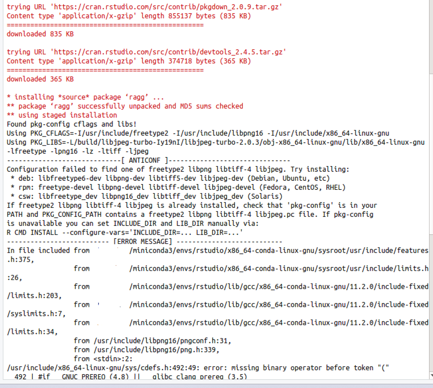 安装R包devtools ragg报错解决方法 - 知乎