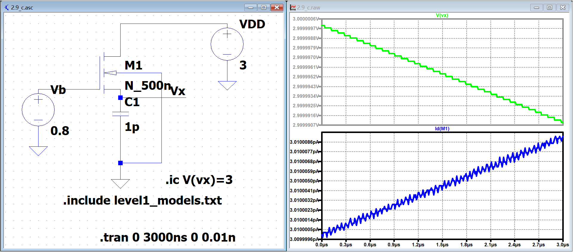 拉扎维CMOS模拟集成电路课后习题spice仿真（CHAPTER 2 Basic MOS Device Physics） - 知乎