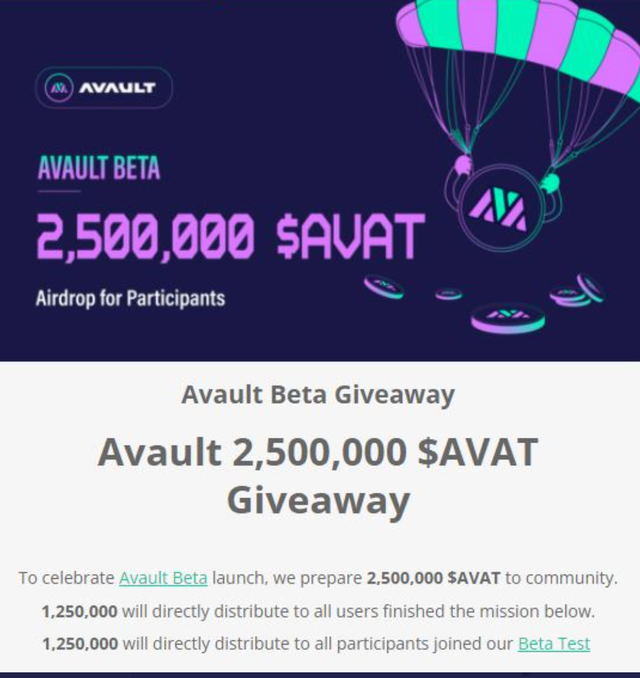 Avault测试网操作教程（名牌空投） - 知乎