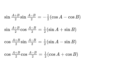 三角函数的和差化积 - 知乎