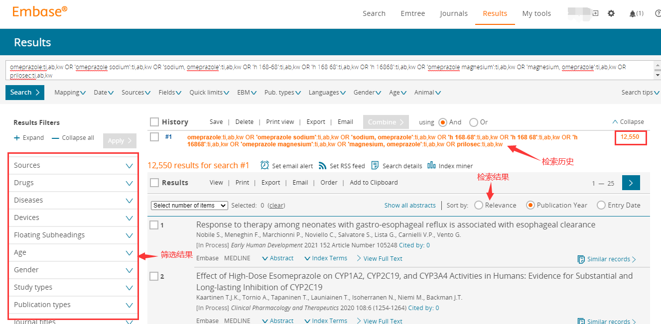 如何使用embase数据库？ - 知乎
