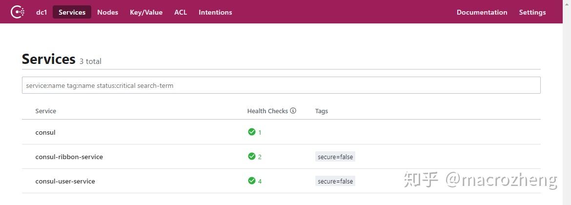 Spring Cloud Consul：服务治理与配置中心 - 知乎
