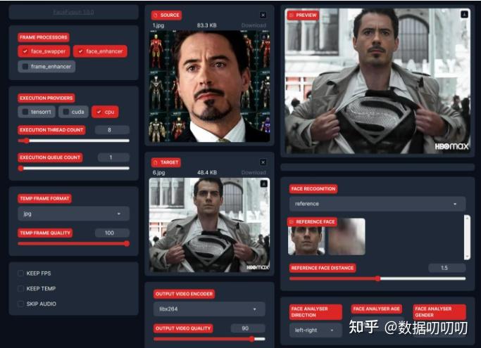 Roop升级版FaceFusion换脸AI技术使用以及部署教程 - 知乎