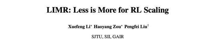 LLM RL 2025论文（一）LIMR - 知乎