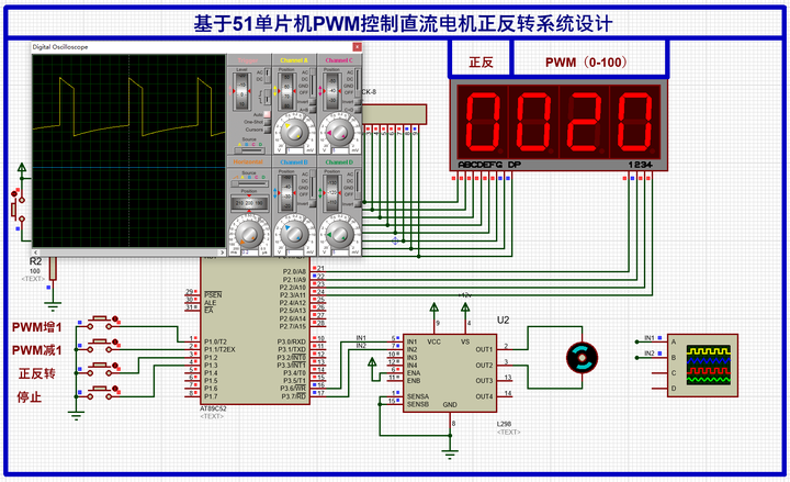 基于51单片机PWM控制直流电机—数码管显示 - 知乎