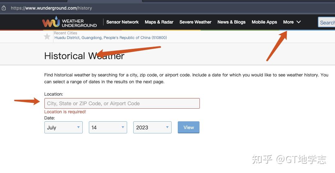 Wunderground 历史气象数据获取 - 知乎