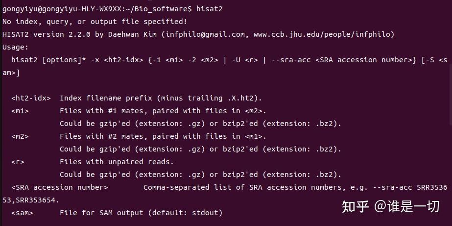 比对软件hisat2的下载及使用 - 知乎