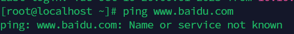 ping: www.baidu.com: Name or service not known解决方案 - 知乎