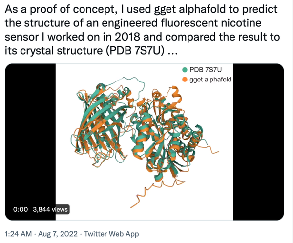 gget alphafold三行命令预测蛋白质三维结构 - 知乎