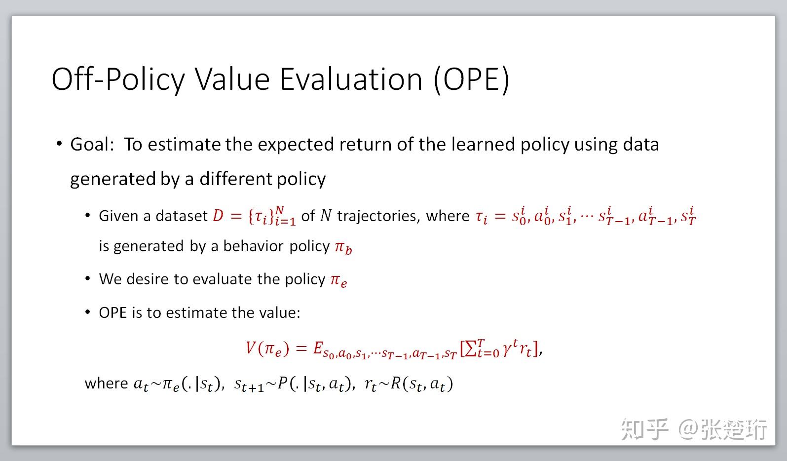 【强化学习 141】Off-Policy Evaluation - 知乎