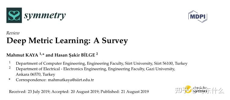 deep metric learning综述 - 知乎