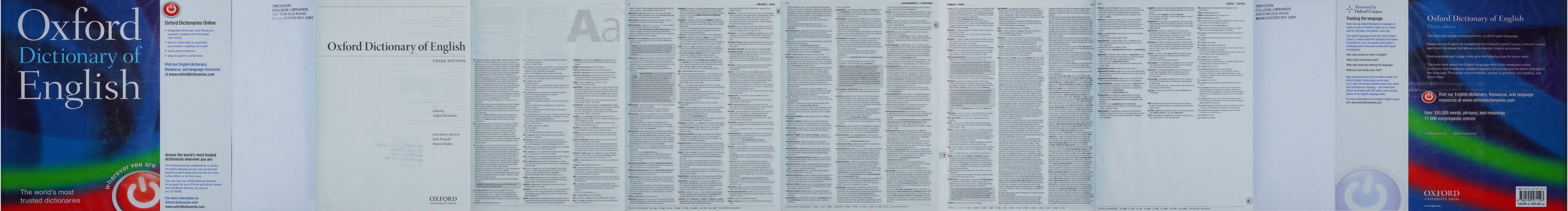 牛津英语词典（Oxford English Dictionary）系列畅谈 - 知乎