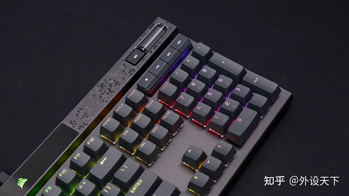 美商海盗船K70 MAX RGB磁轴游戏键盘评测：可调磁轴，性能拉满 - 知乎