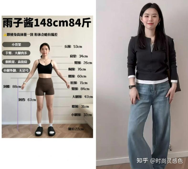 153cm就这个体重看着很瘦｜脱衣有肉穿衣显瘦 - 知乎