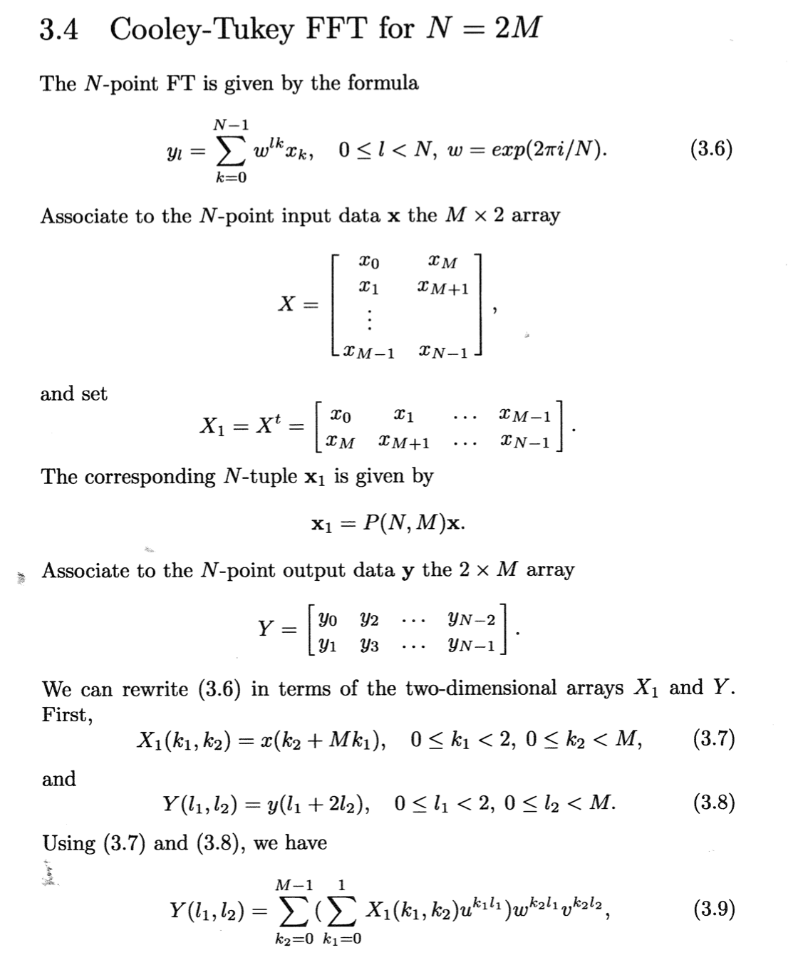 [搬运] Cooley-Tukey FFT算法 （Tensor Product 描述) - 知乎