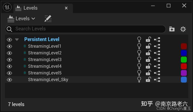 虚幻UE5基础知识-关卡流送（Level Streaming） - 知乎