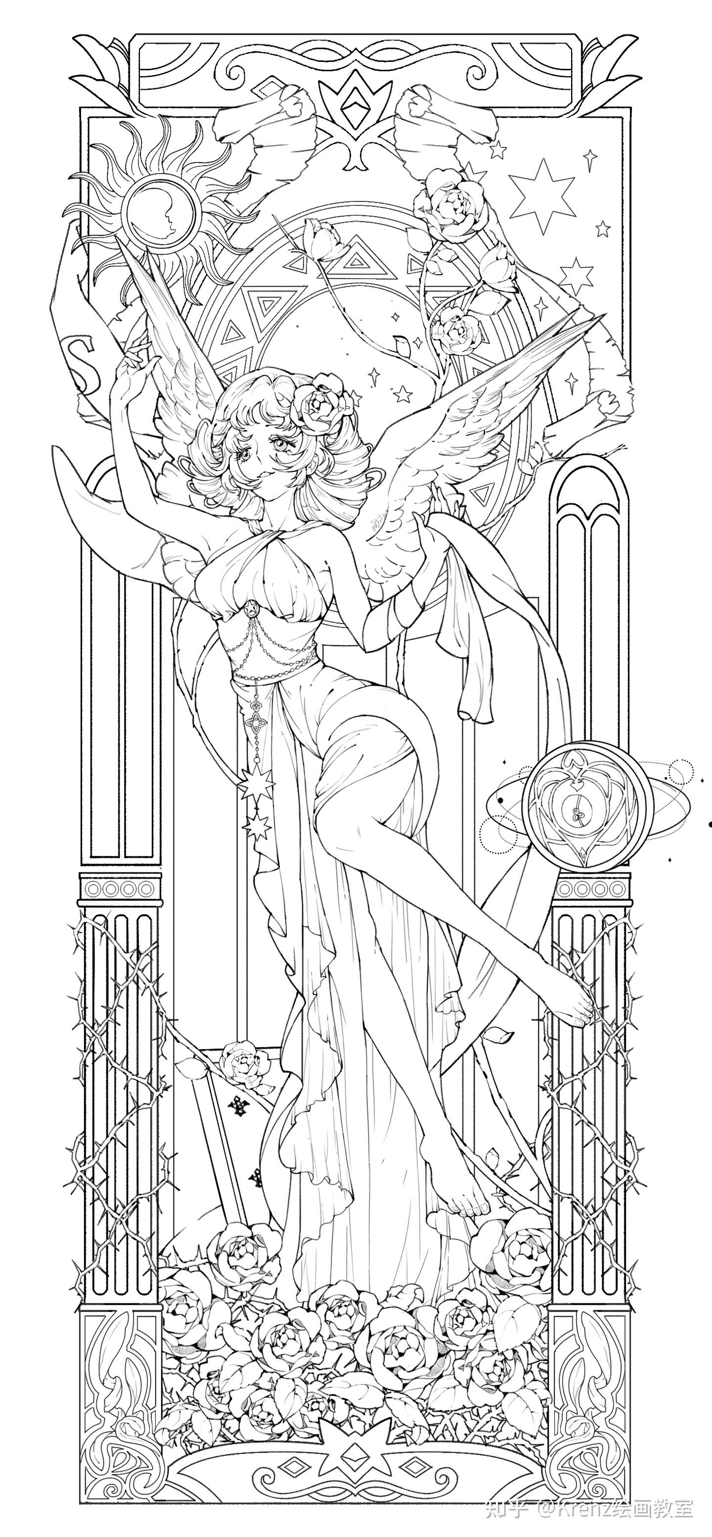 Krenz绘画教室【优秀作业心得】动态与构成-0103 - 知乎