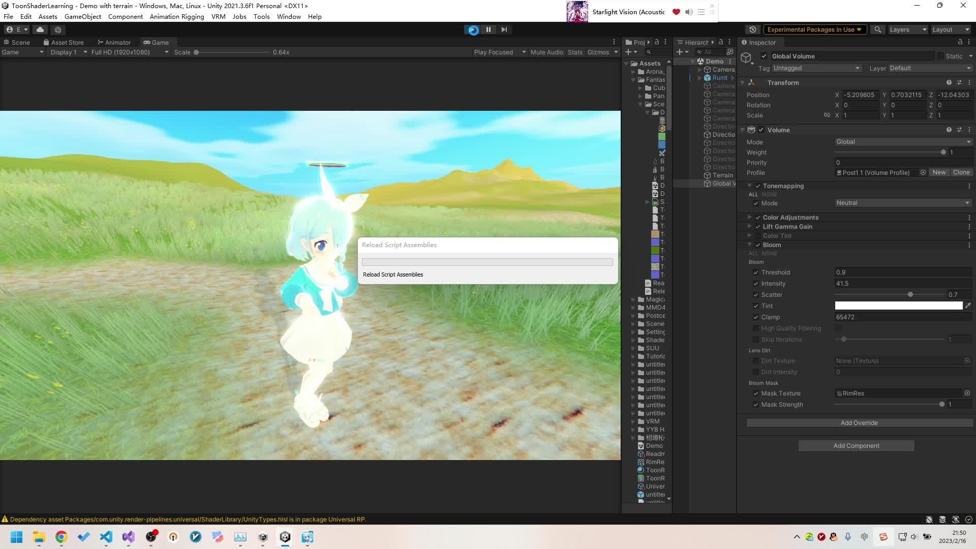 【unity URP】卡通渲染--实现篇2（边缘光与局部bloom效果） - 知乎