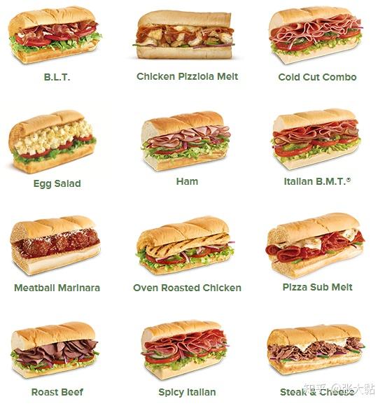 超详细的subway点餐攻略，教你如何独立的点一个完美的sub & 搭配推荐 - 知乎