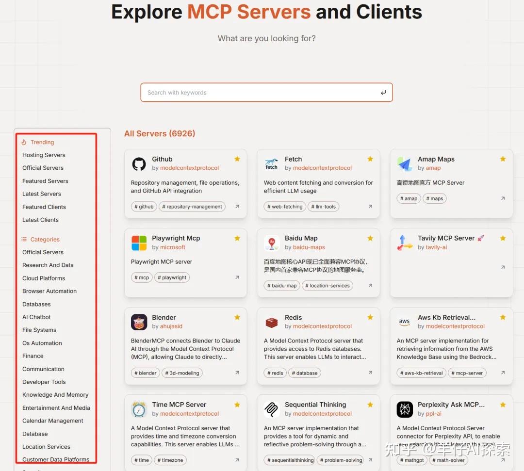 必备！6大MCP资源库！ - 知乎