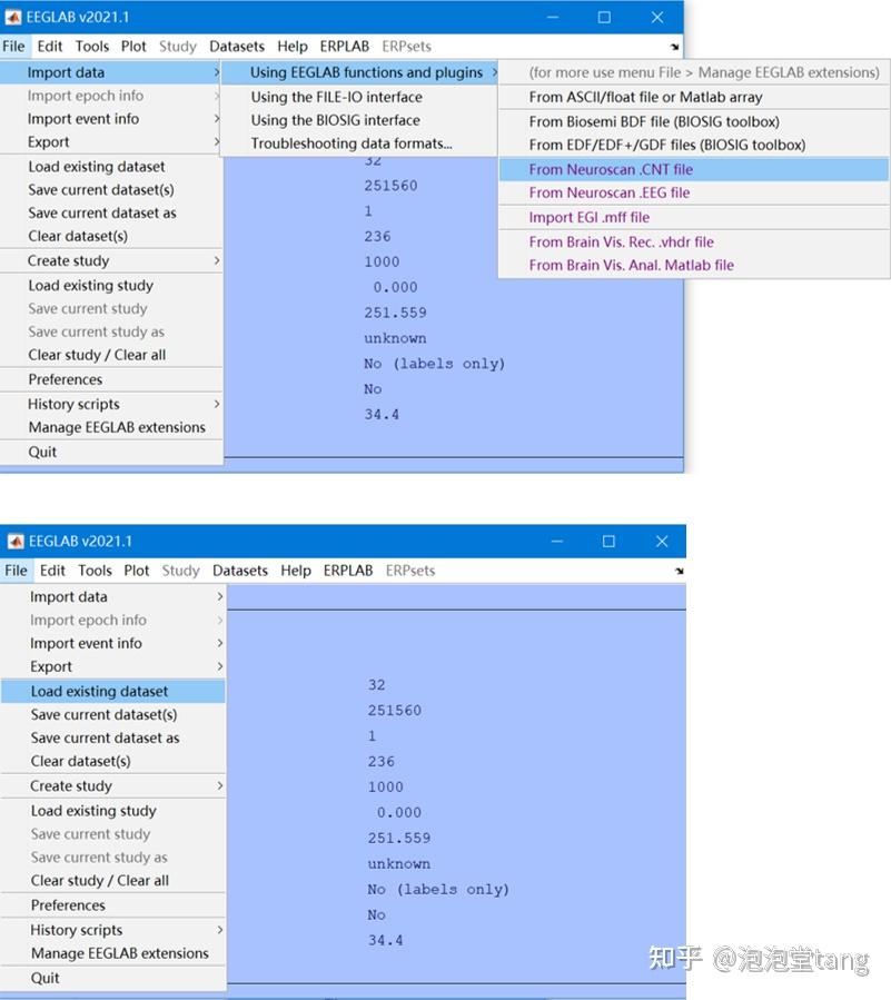 基于eeglab的脑电数据预处理 - 知乎