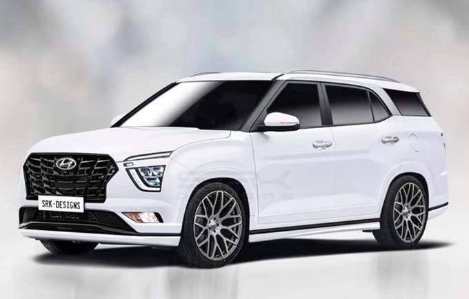 现代ix25 7座版渲染图 配悬浮式车顶/搭1.4T引擎 - 知乎