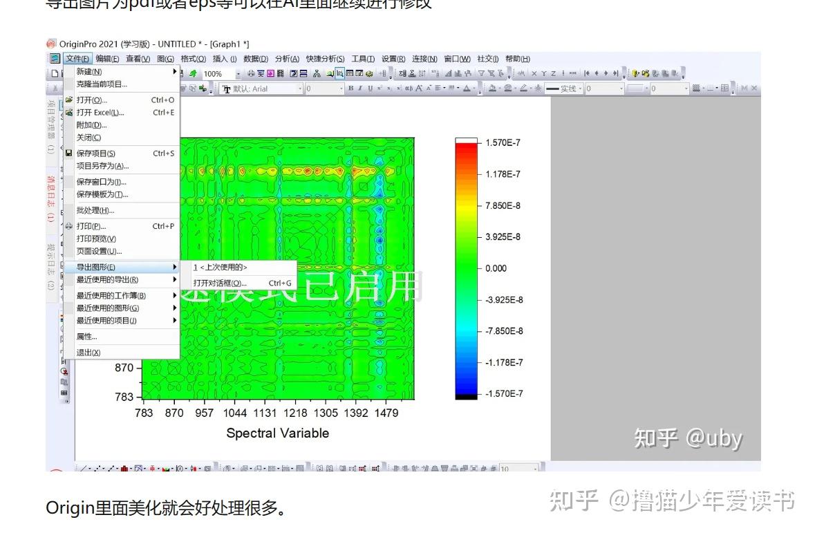 二维相关（2D-COS）基于Origin2019以上版本 - 知乎