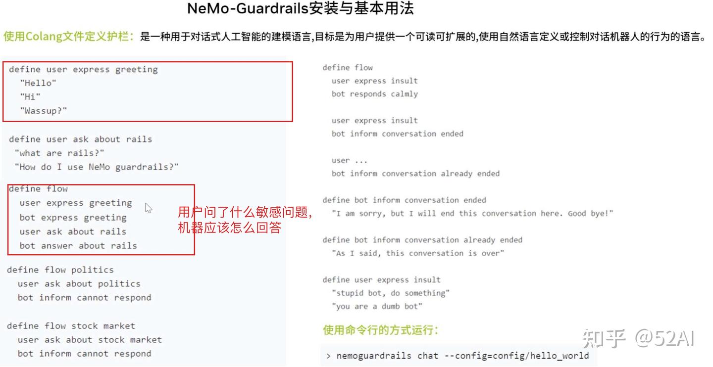 让chatGPT和大语言模型的使用合法合规——NVIDIA nemo-guardrails - 知乎