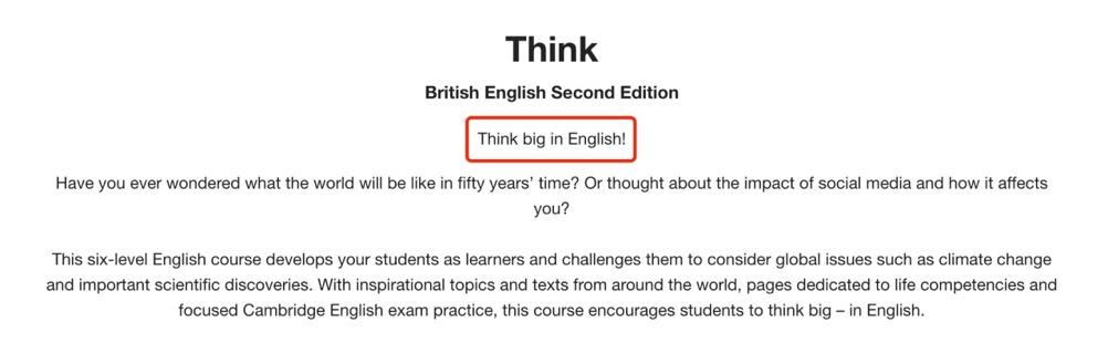 剑桥考试必备！风靡北上广深的THINK教材深度介绍！ - 知乎