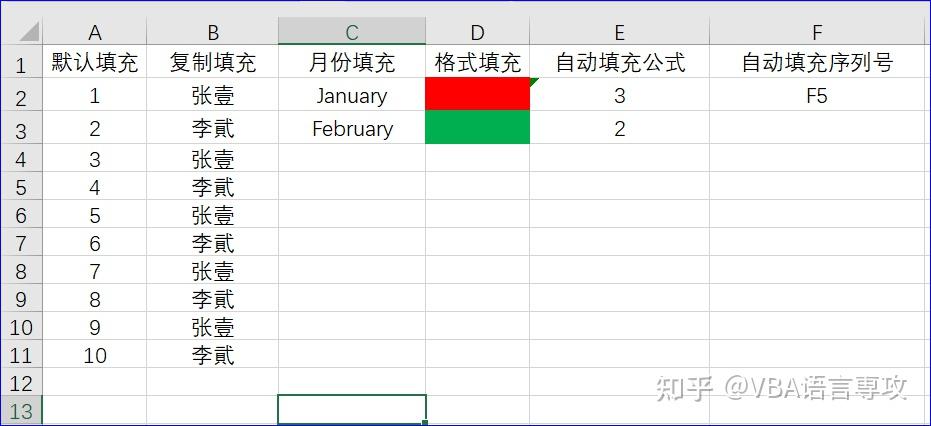 Vba技术资料mf43:vbaexcel中自动填充 知乎