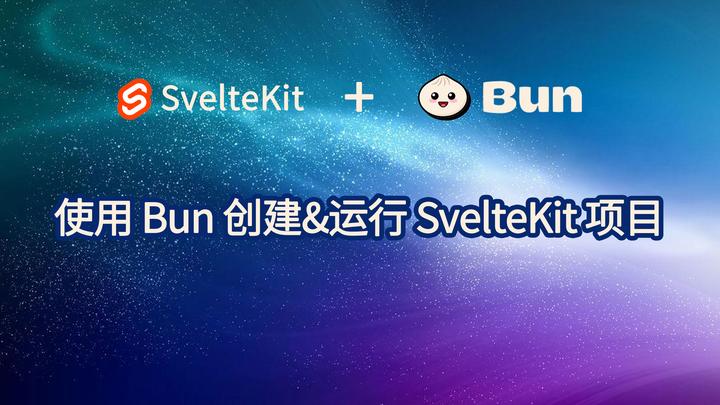 使用 Bun 创建与运行 SvelteKit 项目 - 知乎